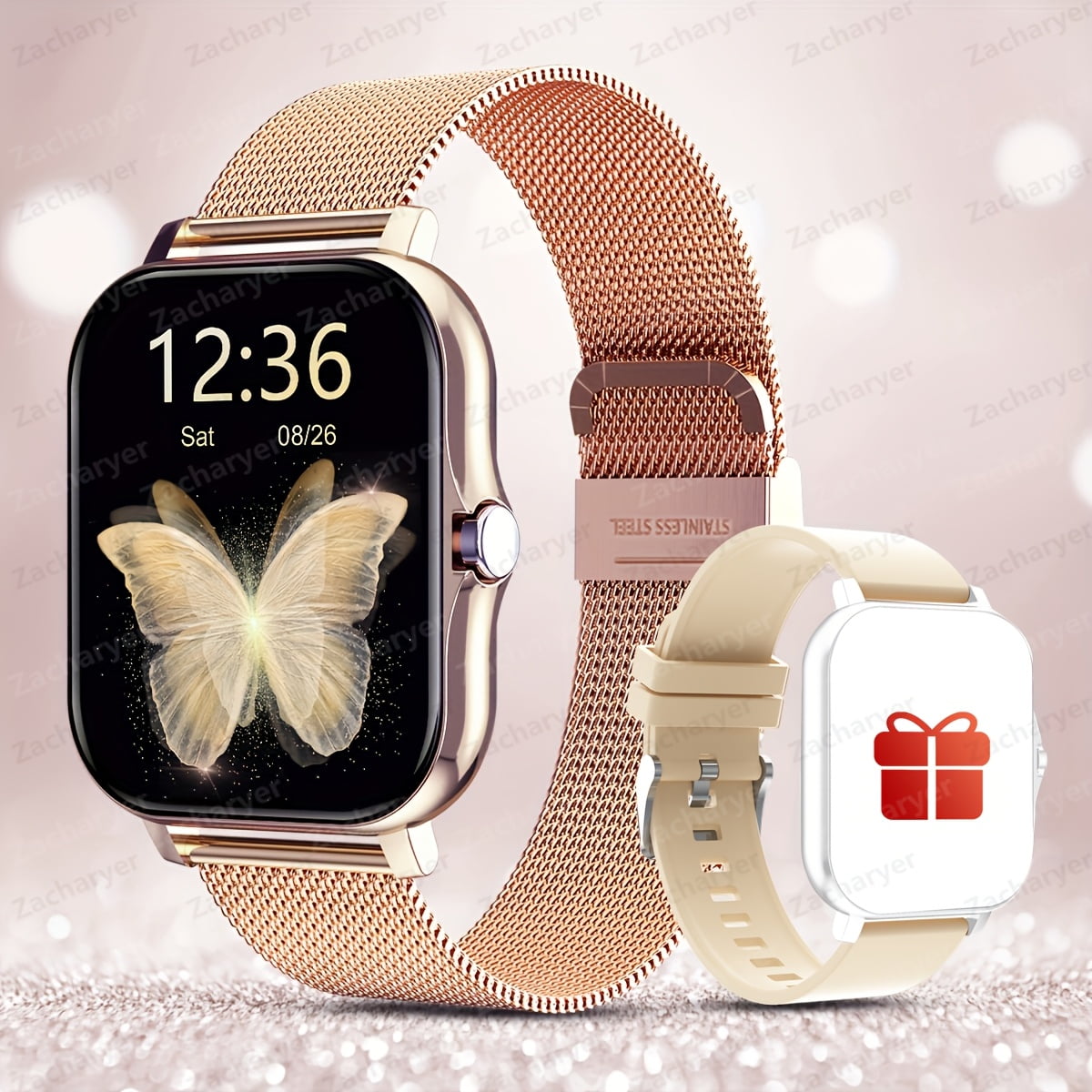 Smart Watch (receive/make Calls), Full Touch Screen Wireless Call Smart ...