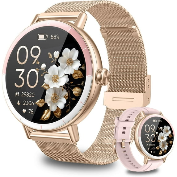 Smart Watches for Women Android/iPhone, IP68 Waterproof Fitness Tracker ...