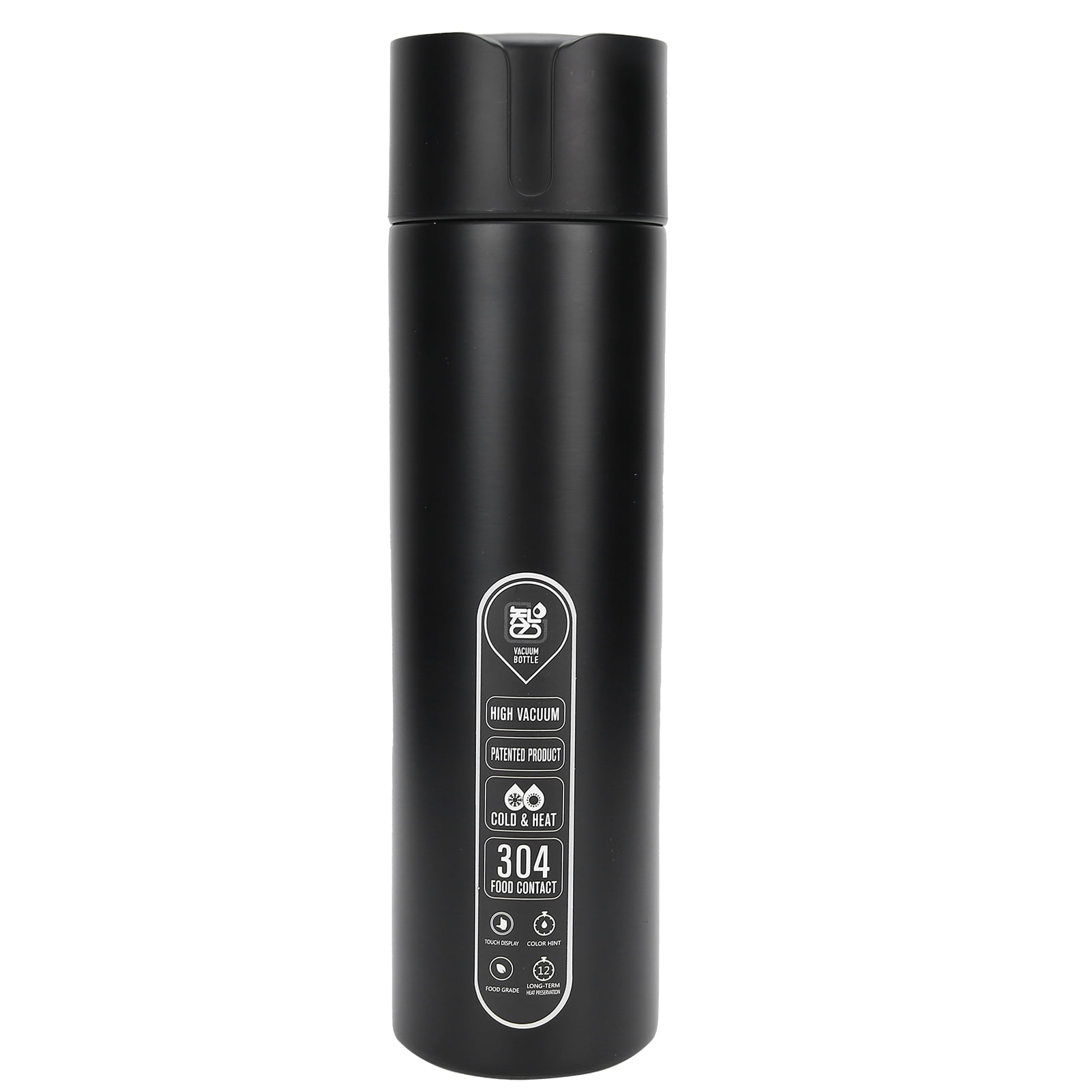 Smart Water Bottle Touch Temperature Display Timed Reminder Vacuum ...