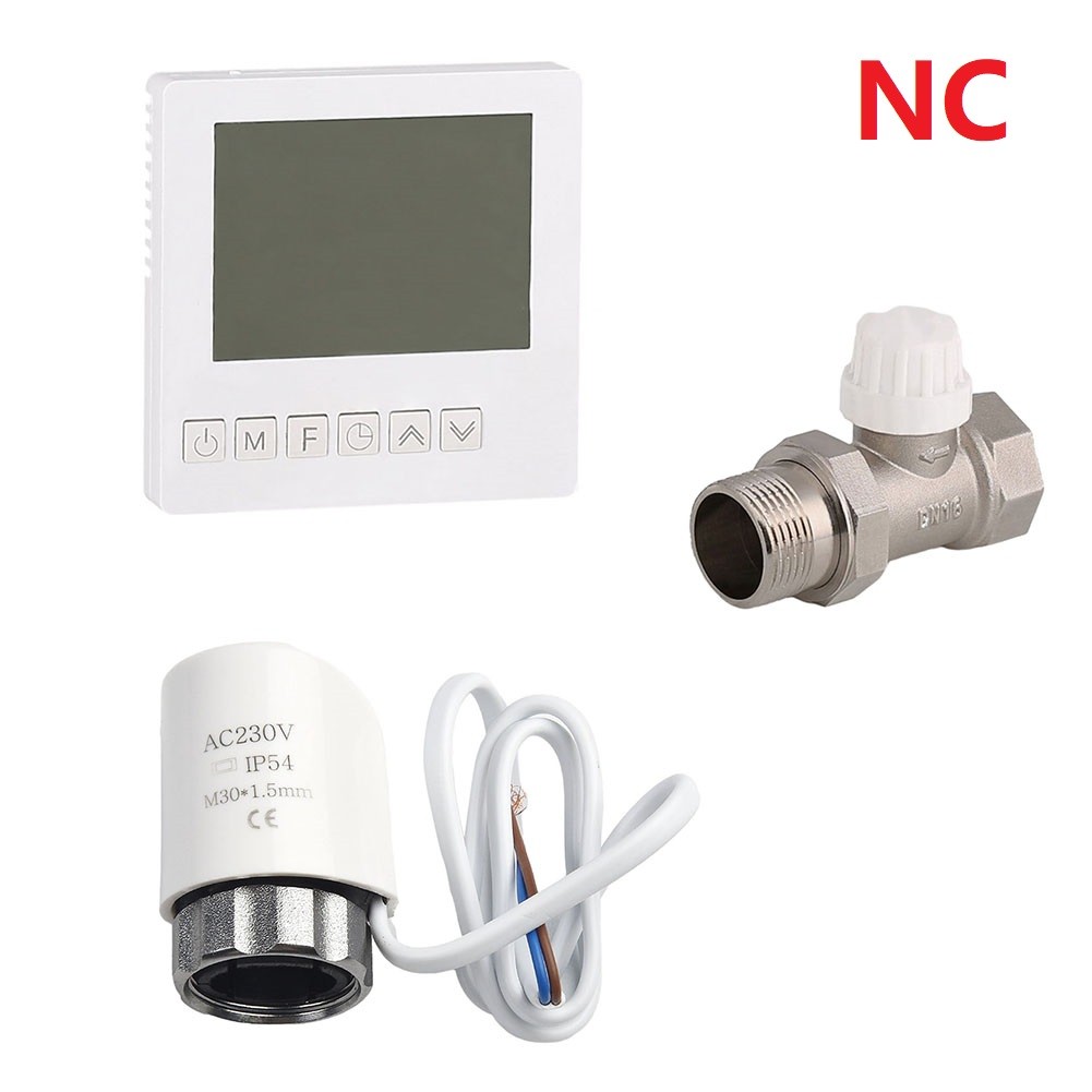 Smart Water Heating TemperatureController Set Actuator+DN15 Valve+LCD ...