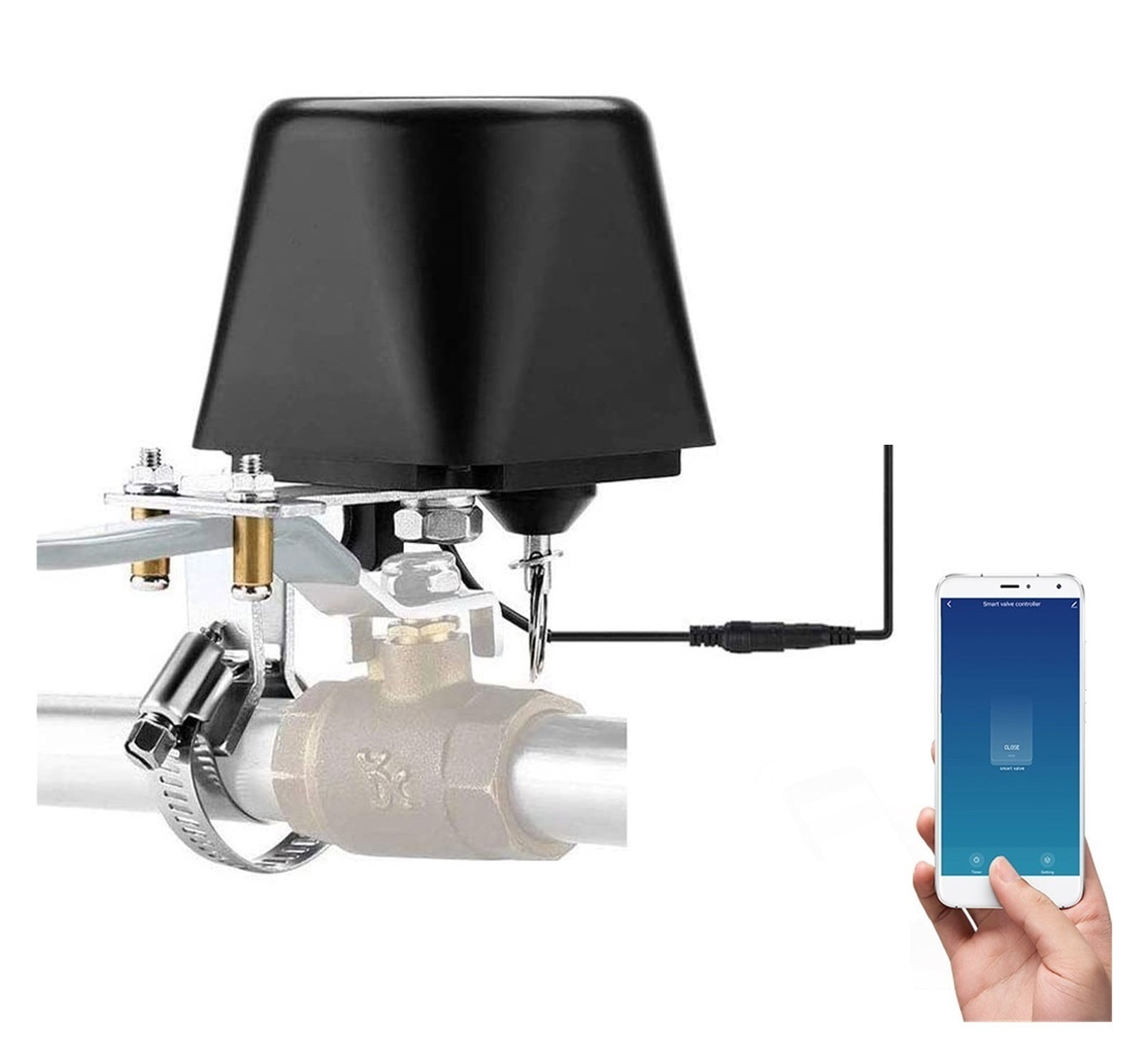 Smart Water Valve Shutoff Timer Sprinkler Controller Gas Shut Off Valve ...