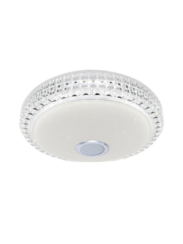 Smart Waterproof LED Ceiling Light Fixture with Bluetooth Speaker, RGB ...