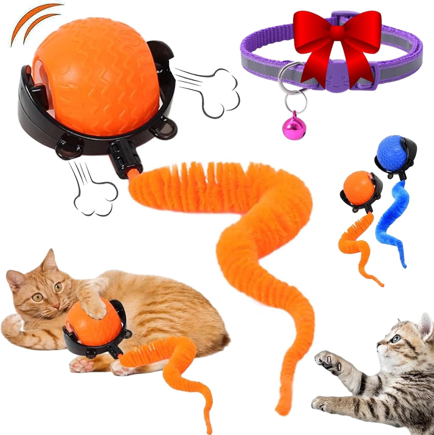 The Smart Wave Chase Ball, 2026 Pet Ball with Obstacle Sensors ...