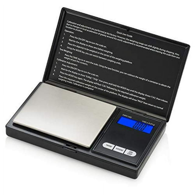 Smart Weigh Digital Pocket Gram Scale,100g x 0.01g Digital Gram Scale, Jewelry Scale, Food Scale ...