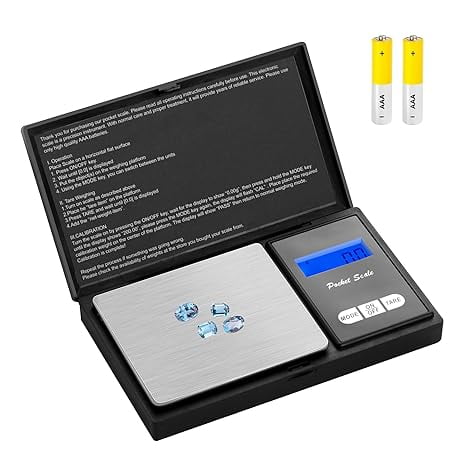 Smart Weigh Digital Pocket Gram Scale, 200g x 0.01g, Jewelry, Food ...
