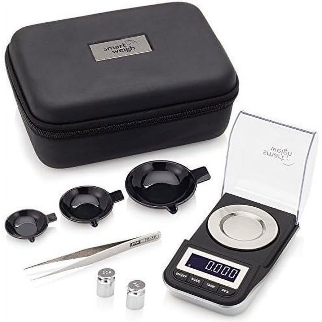 Smart Weigh Electronic High-Precision Milligram Digital Scale, 50 x 0 ...