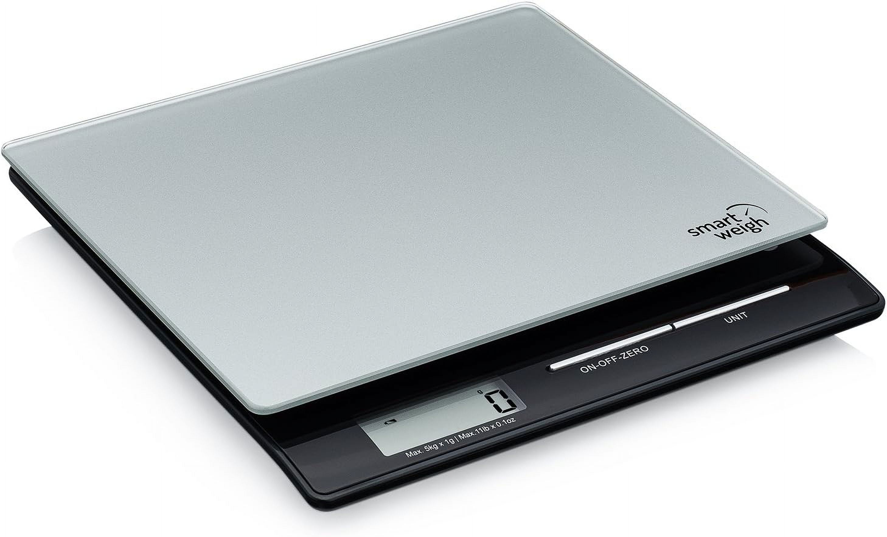 Smart Weigh Postal Scale with Tempered Glass Platform, Tare Function ...