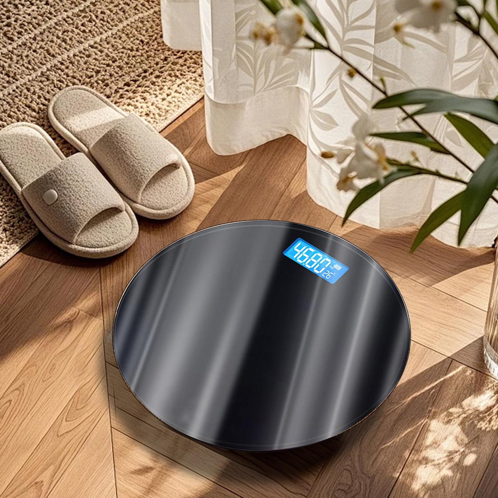 Smart Weighing Scale, Yrmaups Smart Weighing Scale, Glass Panel Digital ...