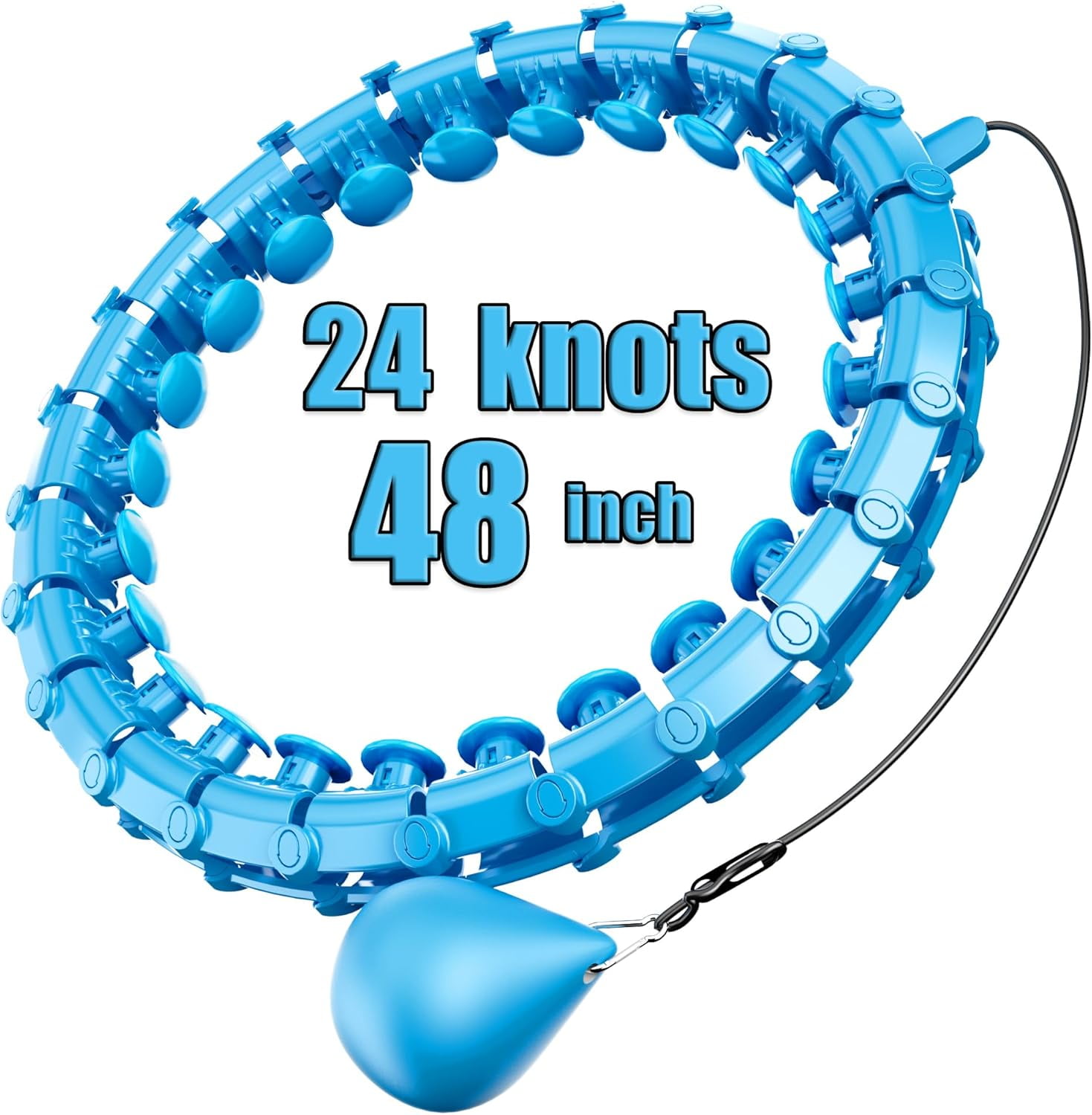 Smart Weighted Hoop for Adults Weight Loss,Infinity Fitness Hoop Plus ...