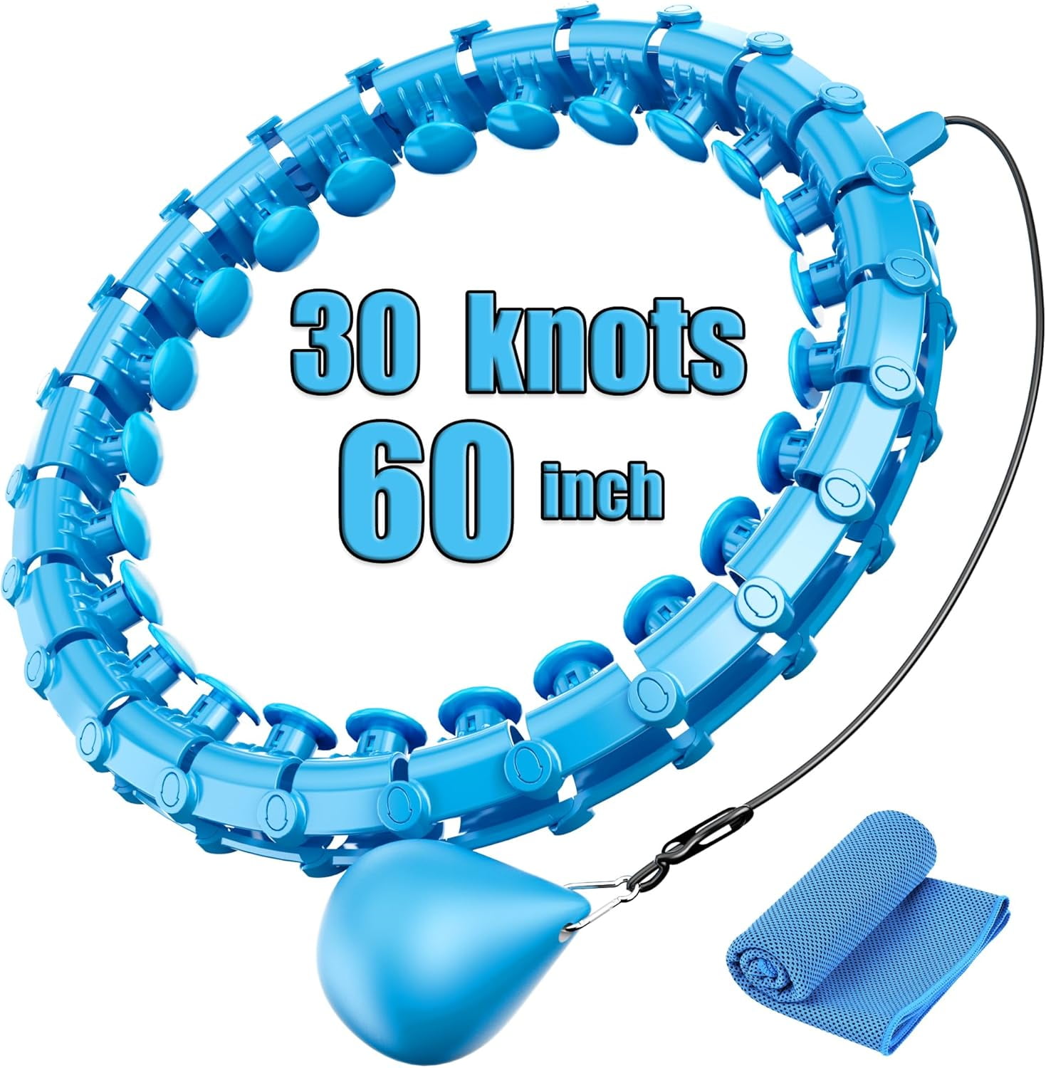 Smart Weighted Hoop for Adults Weight Loss,Infinity Fitness Hoop Plus ...