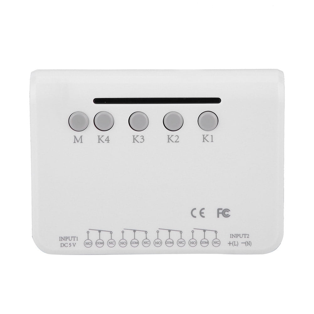 Smart WiFi 4 Channel Light Switch with Interlock Function for Smart ...