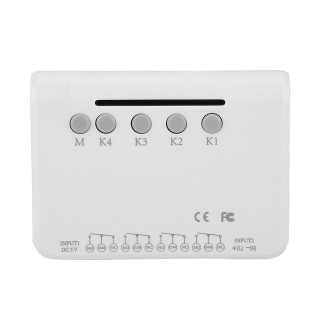 Smart WiFi 4 Channel Light Switch with Interlock Function for Smart ...