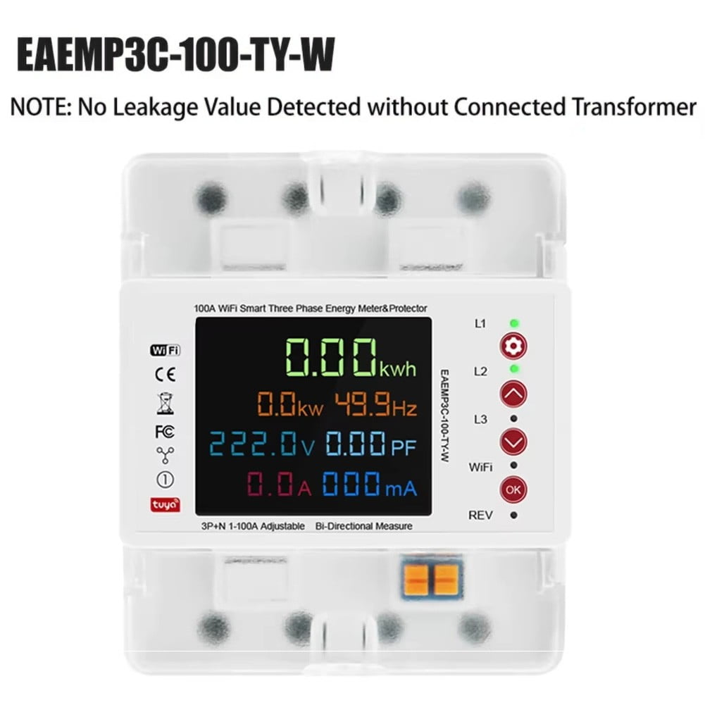 Smart WiFi Energy Meter with Leakage Protection for Three Phase Systems ...