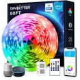 Smart WiFi Led Lights, 50 FT RGB Led Strip Lights Compatible with Alexa ...