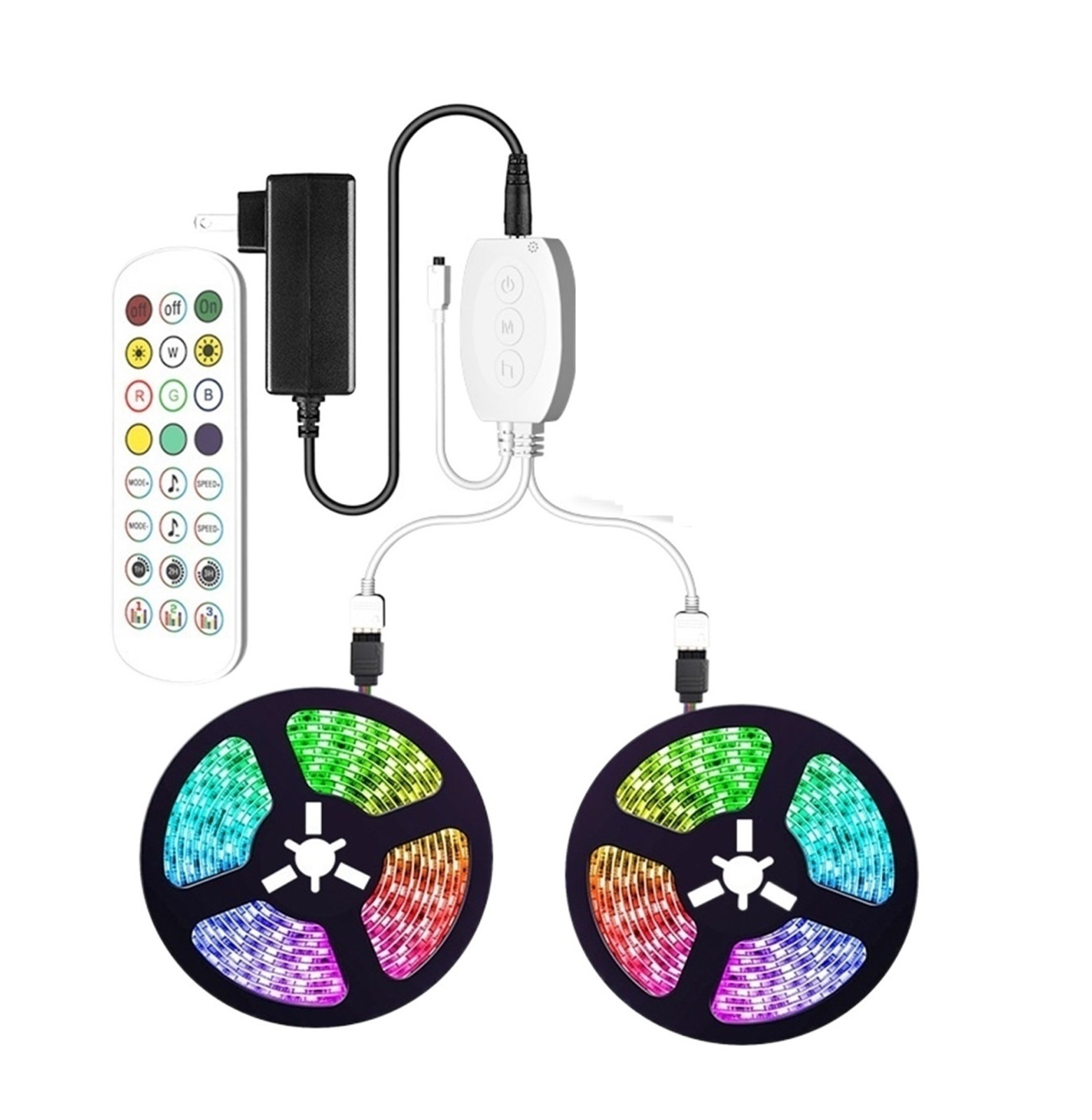 Smart WiFi Led Lights ,Timer Schedule Led Lights Strip 5050 Light Bar ...