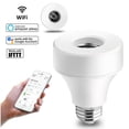 Smart WiFi Light Bulb Socket Adapter, Wireless Remote Control Lamp ...