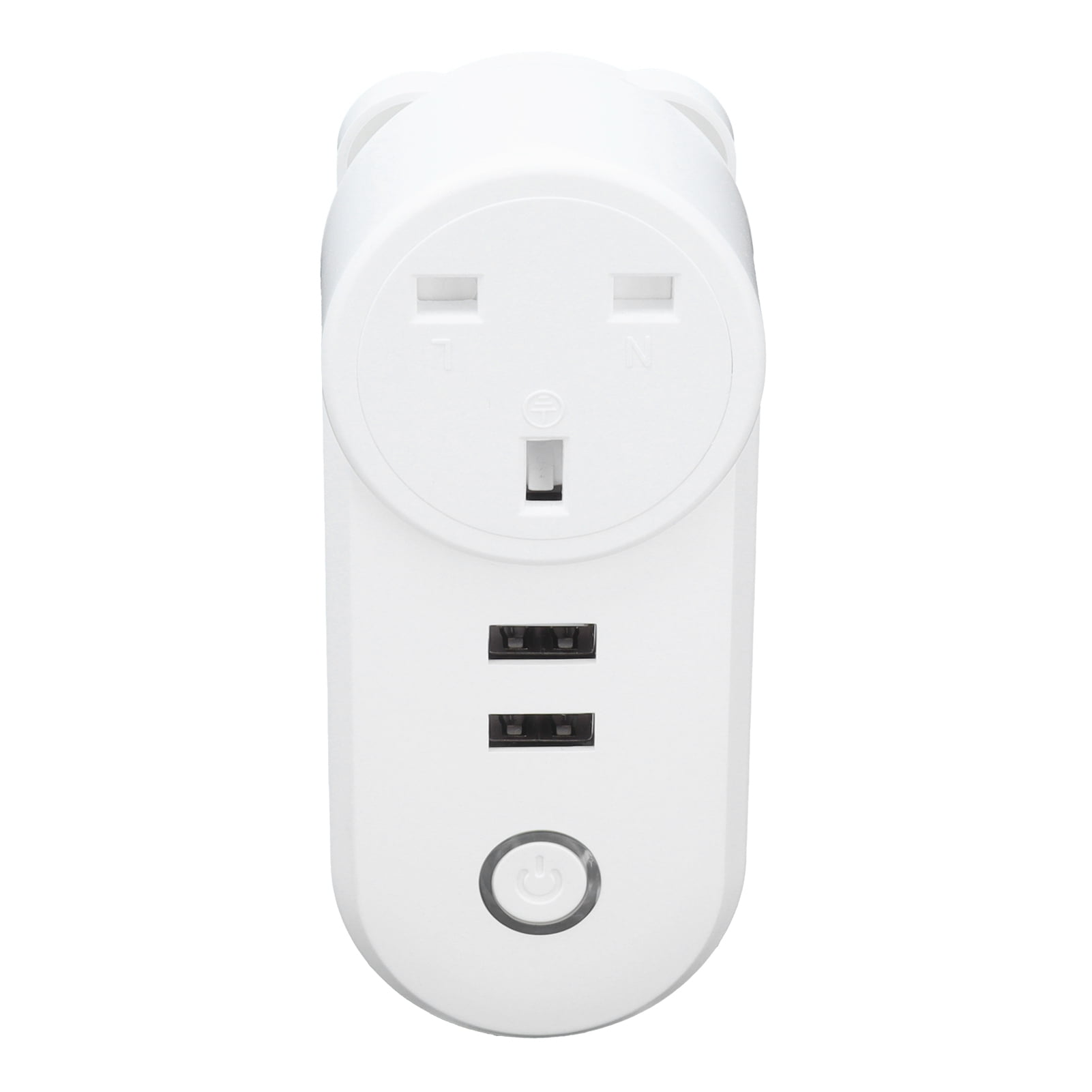 Smart WiFi Plug Dual USB Plug Smart Outlet Wireless APP Voice Control ...