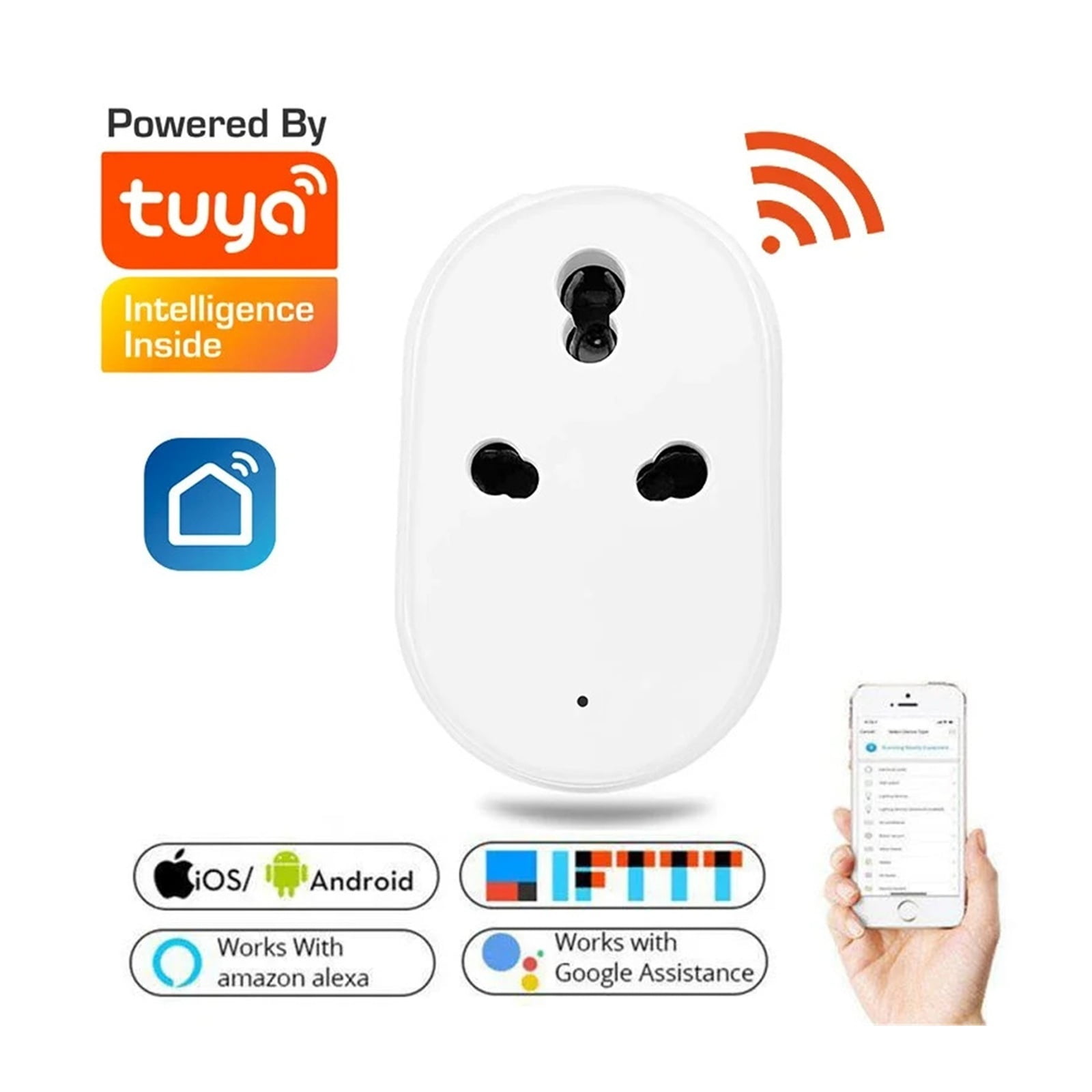 Smart WiFi Plug Tuya Alexa B Google Assistant IFTTT US And UK Plug ...