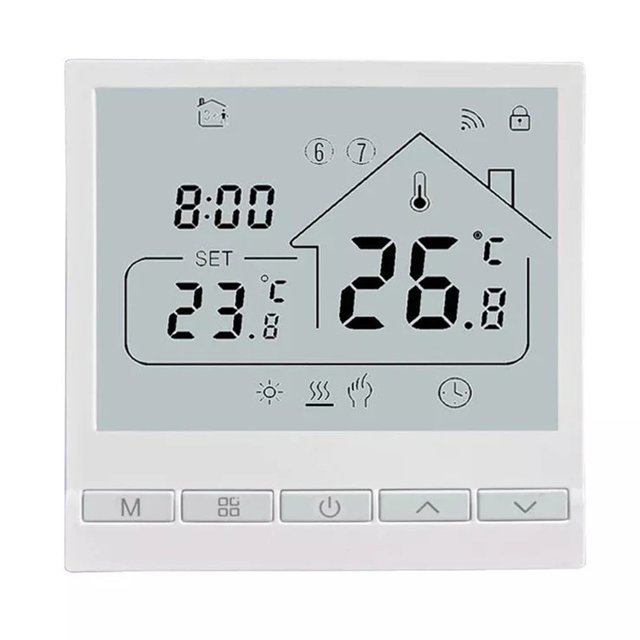 Smart WiFi Programmable Thermostat for Underfloor Heating Energy ...