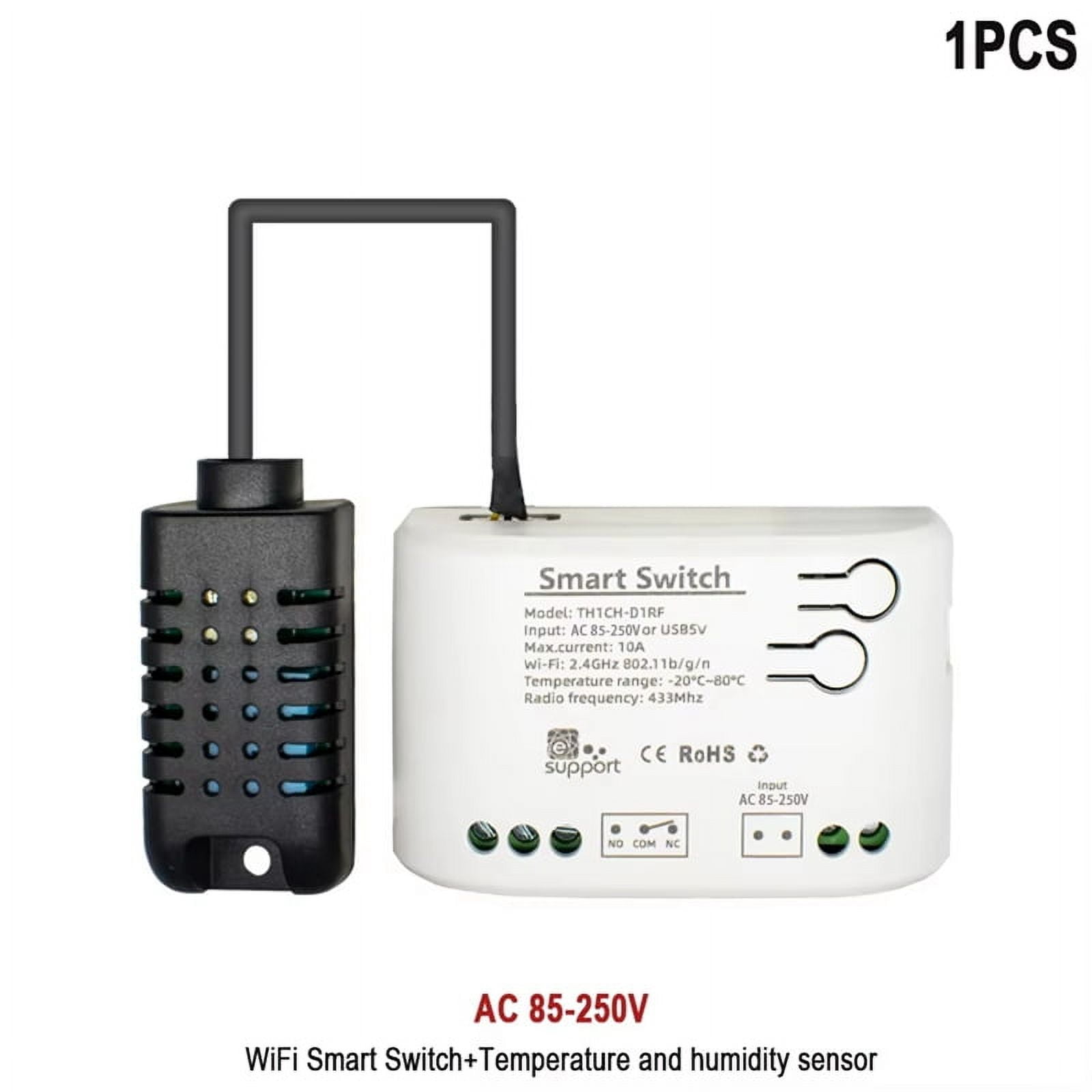 Smart WiFi Temperature Switch Passive Dry Contact Relay Thermostat ...