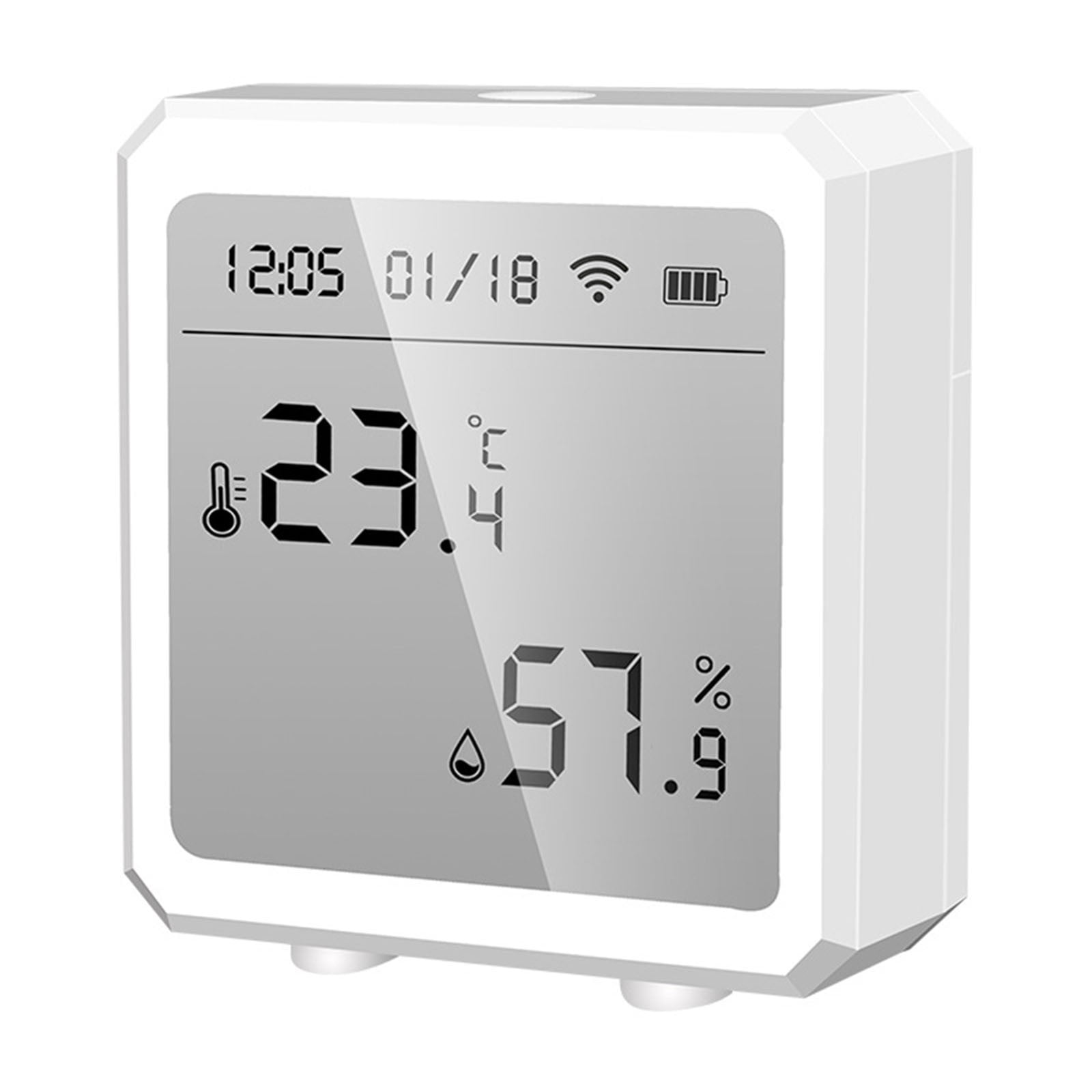 Smart Wifi Thermometer Hygrometer Digital Humidity Meter With App Notification