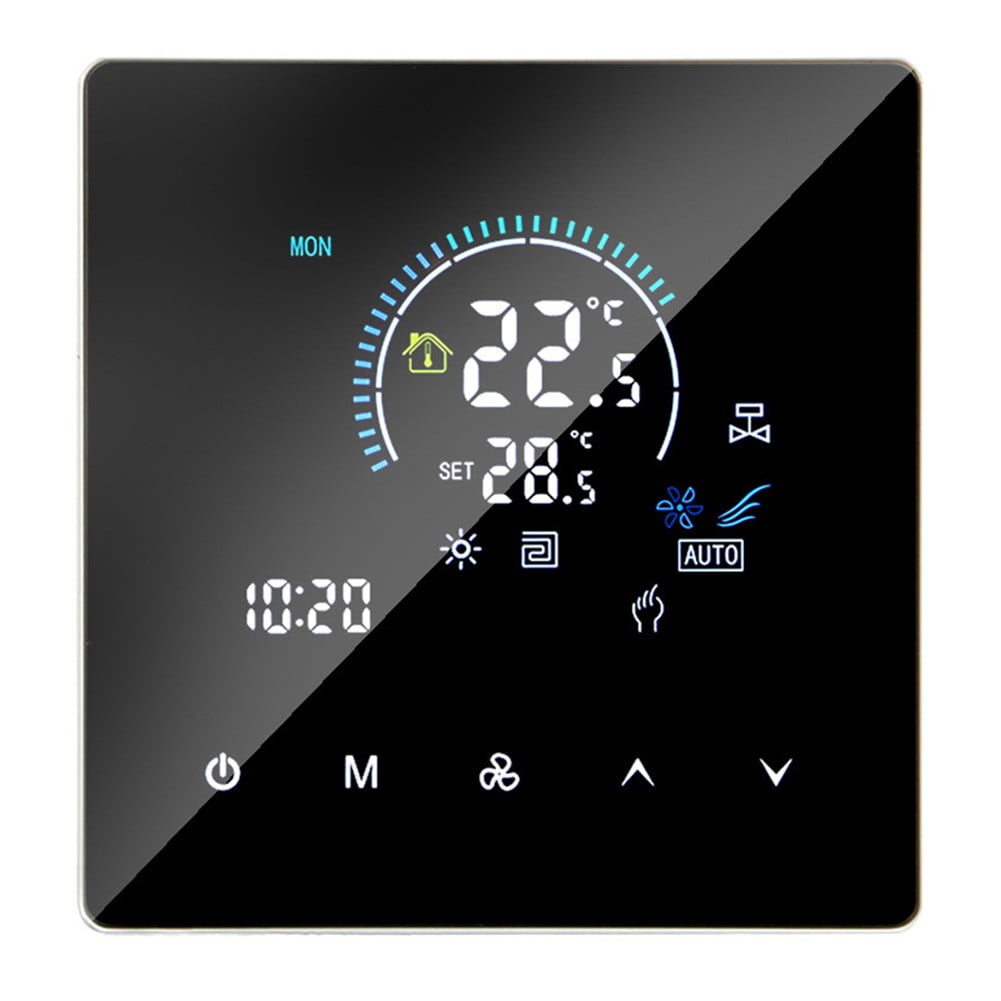 Smart WiFi Thermostat for AC & Underfloor Heating: Touch Control & App ...