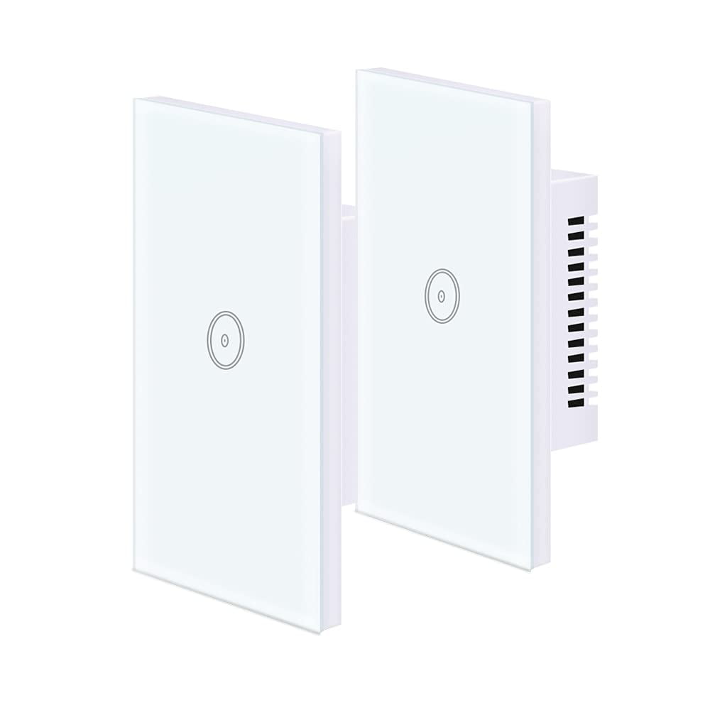 Smart WiFi Wall Touch Light Switch with Remote Control Via Smart Phone ...