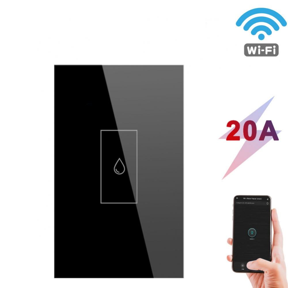 Smart WiFi Water Heater Switch, Voice Control Smart Touch Wall Switch ...