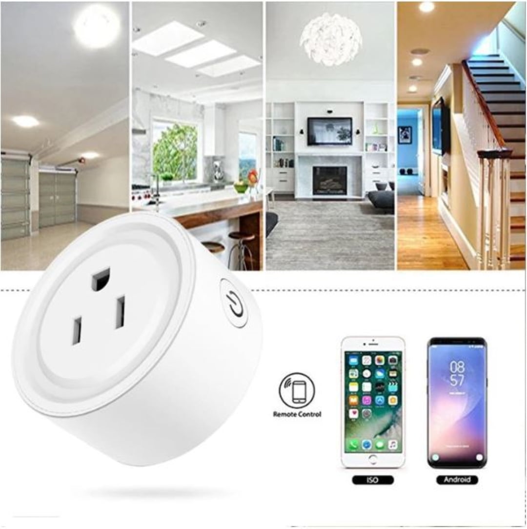 Smart Wifi Plug Outlet, Mini Smart Socket Plug Timing Function No Hub ...