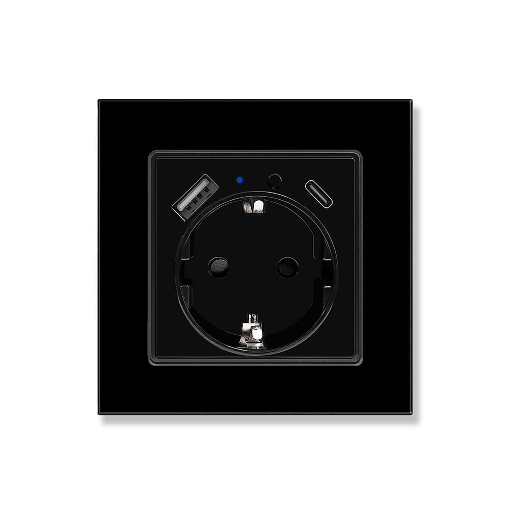 Smart Wifi Wall Socket with USB-C, Voice Control & Energy Monitoring ...