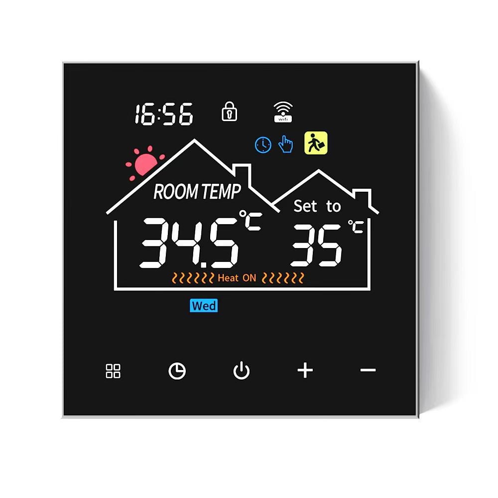 Smart Wifi Wireless Thermostat for Gas Boiler Water Heating Control ...