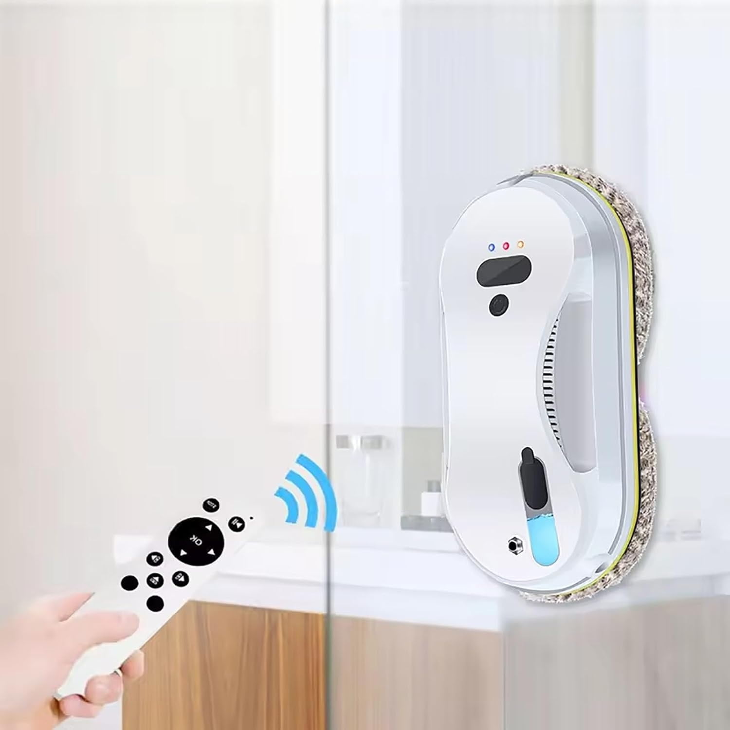Smart Window Cleaner Robot,5600pa Automatic Water Spray Cleaner ...