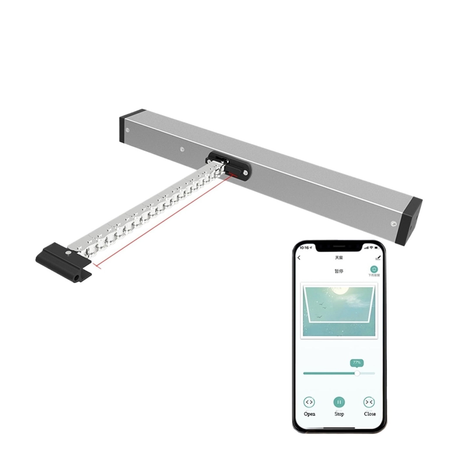 Smart Window Opener Alexa Assistant Voice Control Set Open Limitation ...