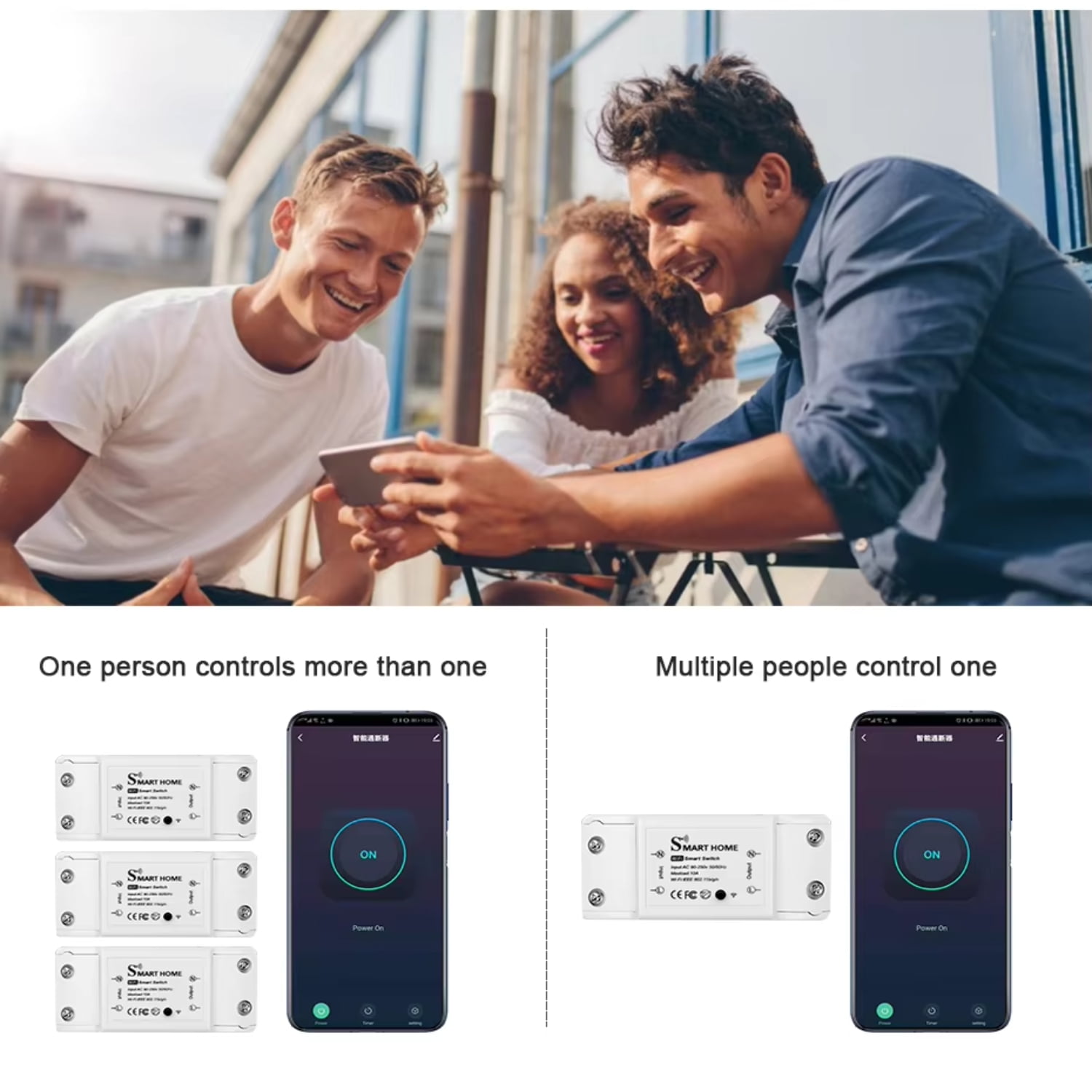 Smart Wireless DIY Remote Socket with Intelligent Automation Control ...