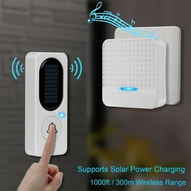 Simple But Powerful Wireless Door Chime Kit with Push Button and Plugin ...