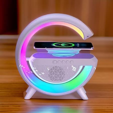 Smart Wireless Fast Mobile Charging Built-in Music Color Changing RGB ...