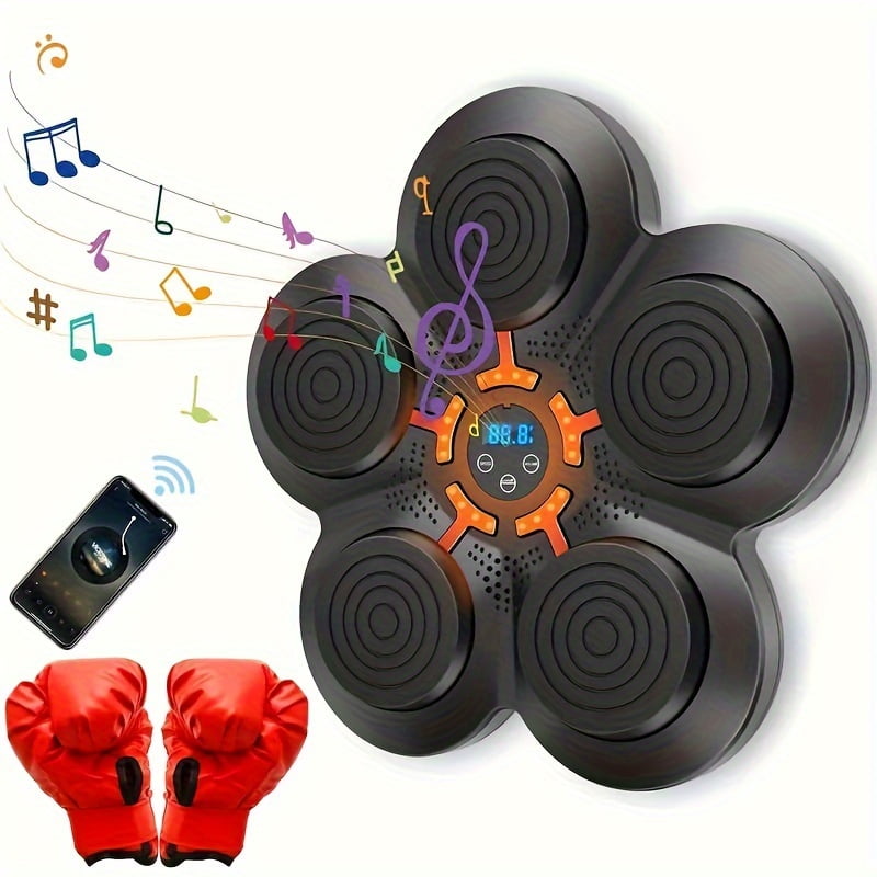 Smart Wireless Music Boxing Machine With Gloves, Wall-Mounted Punch ...