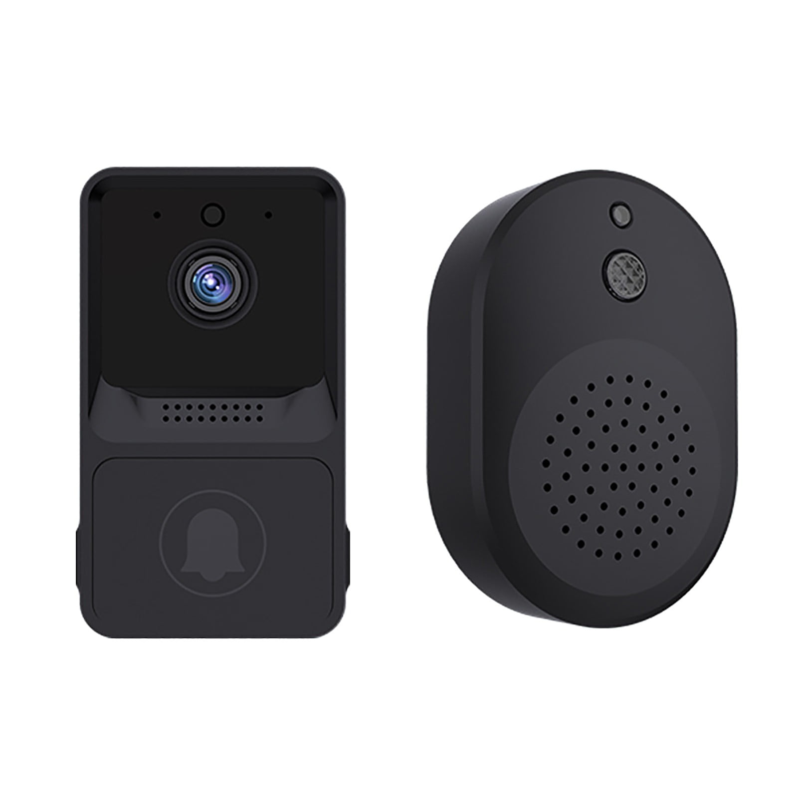 Smart Wireless Remote Video Doorbell Intelligent Visual Doorbell Home Intercom HD Night Wifi ...