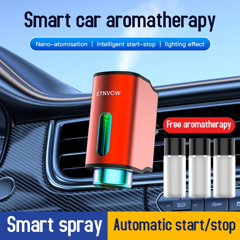 Smart car air freshener，7 Colors Breathing Light，Three Adjustable Modes ...