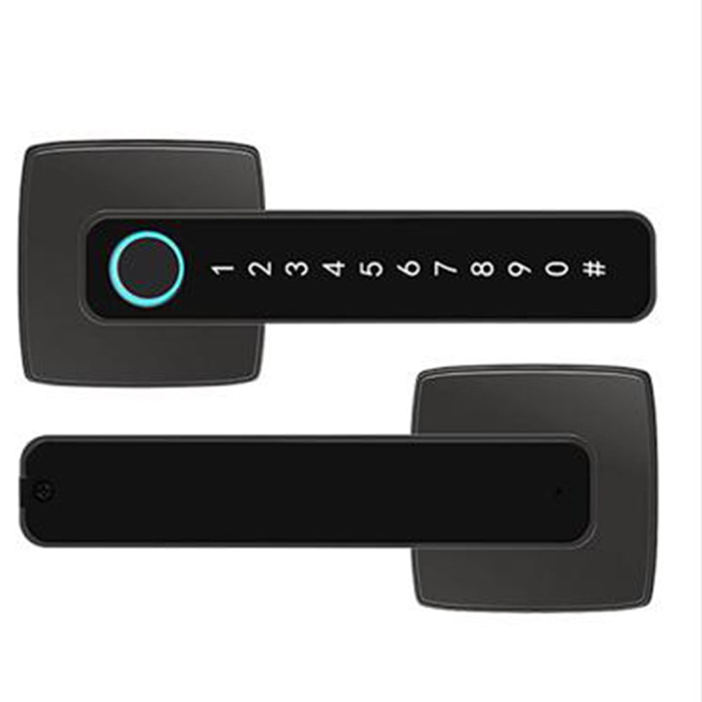 Smart fingerprint lock office indoor wooden door smart multifunctional ...