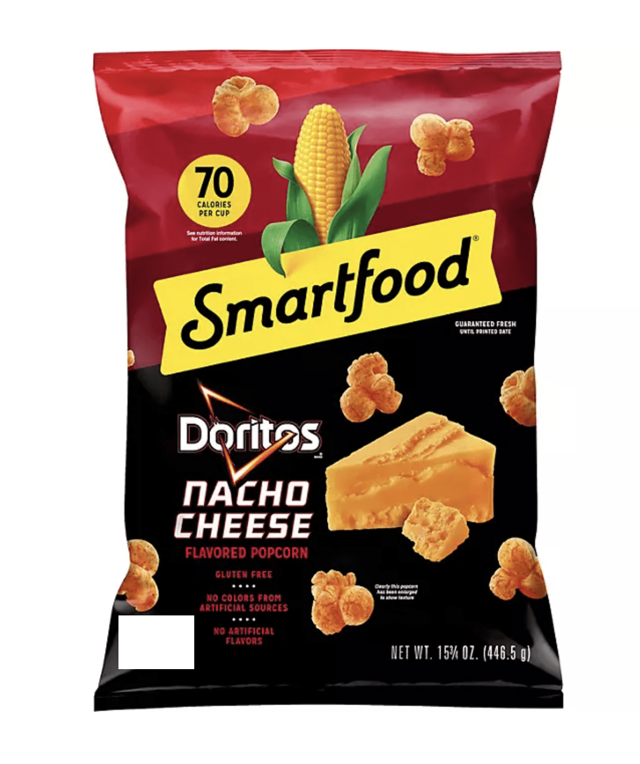 VITACRUSH Smart-food Doritos Nacho Cheese Popcorn, Bold Flavored, 15.75 ...