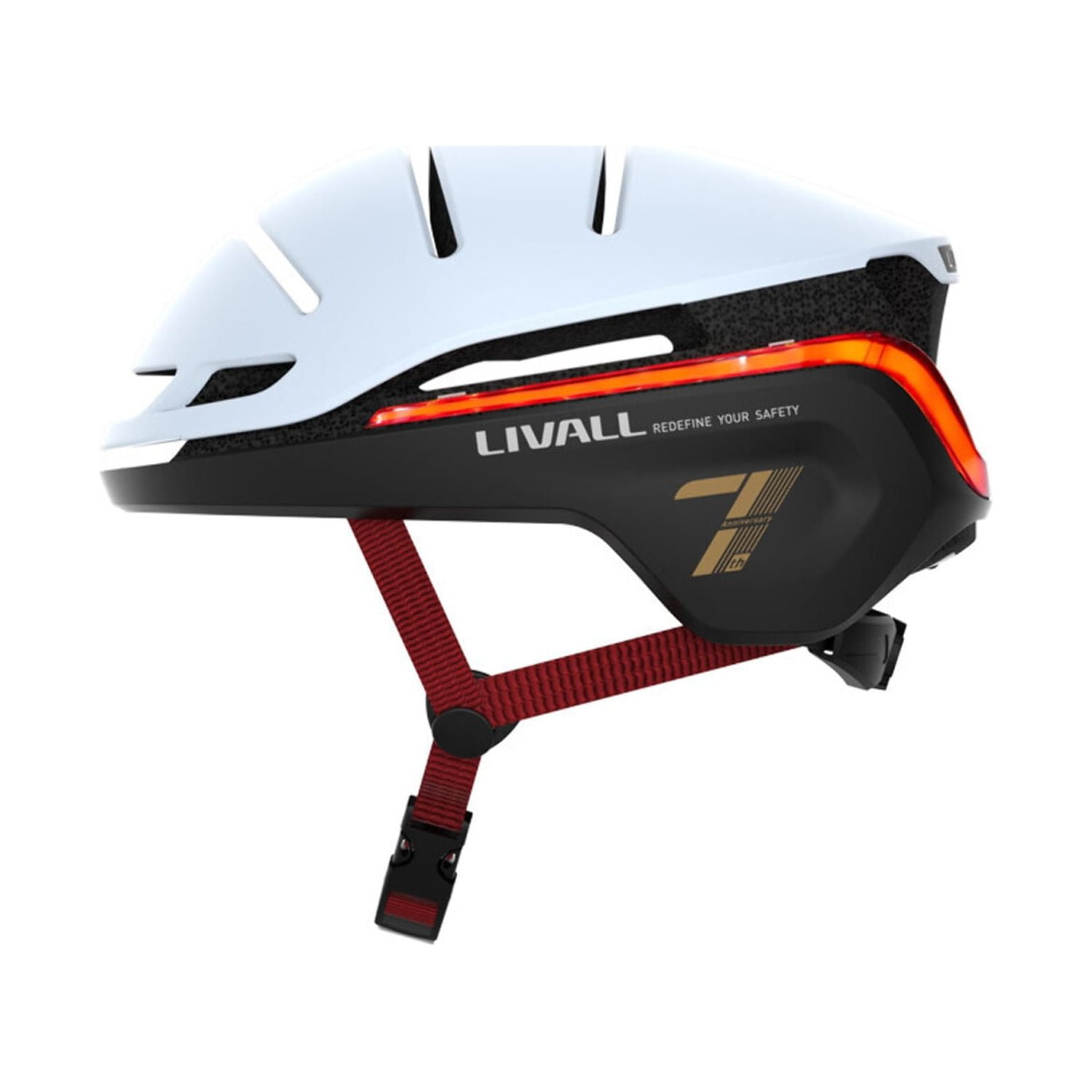 Smart helmet with remote controlled turn signals LIVALL EVO21 White ...