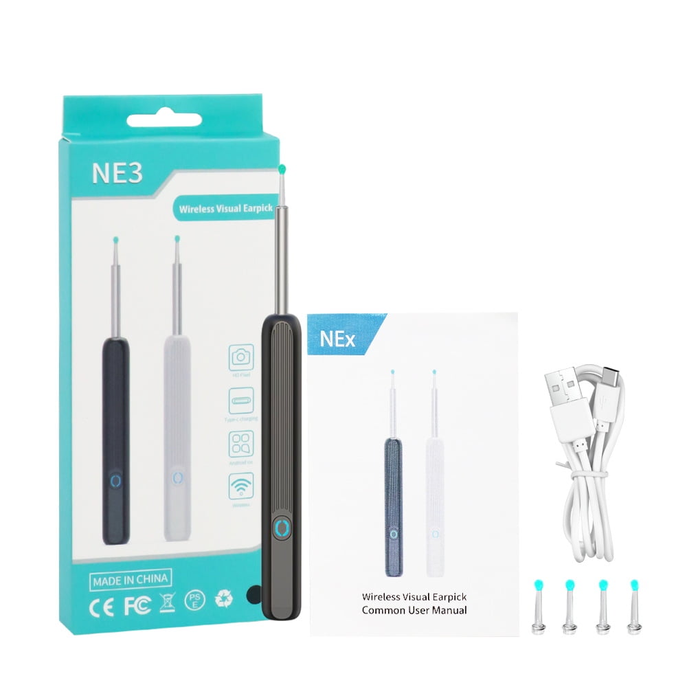 Smart high-definition otoscope, ear canal mirror, ear scoop, visual ear ...