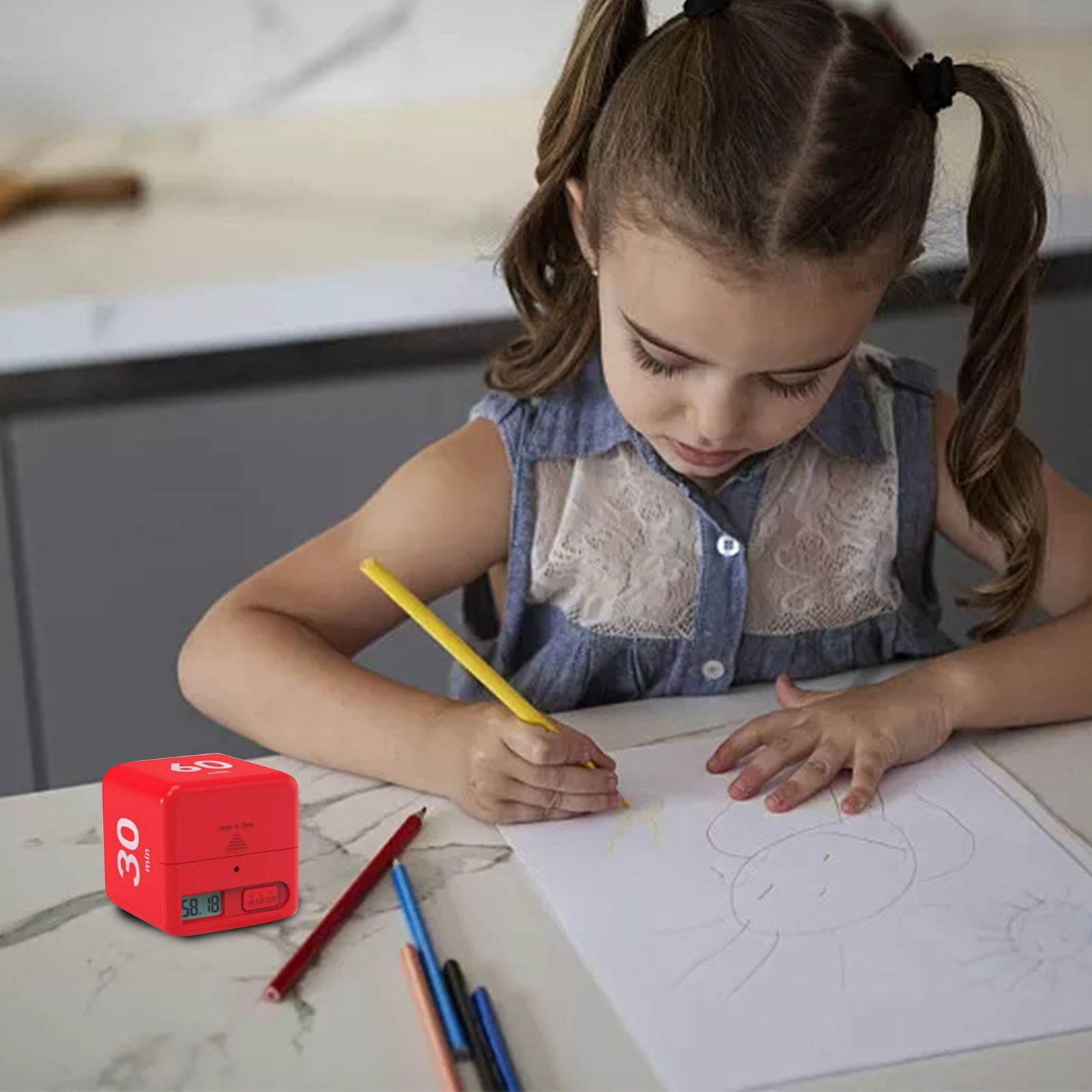 Smart home Cube Countdown Timer Students Time Management Artifact To Do ...