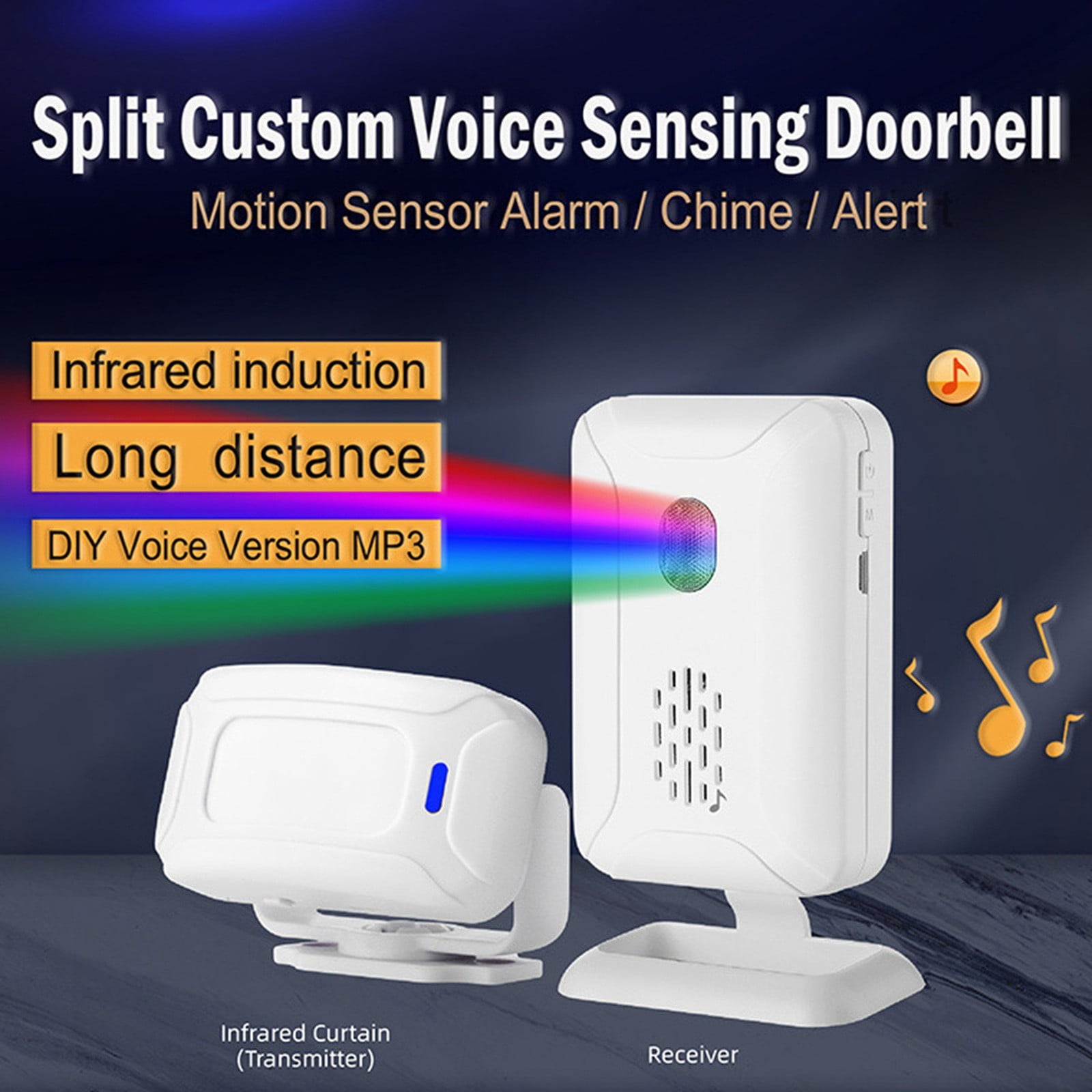 Smart home Motion Sensor Doorbell Commercial Doorbell Store Welcome ...