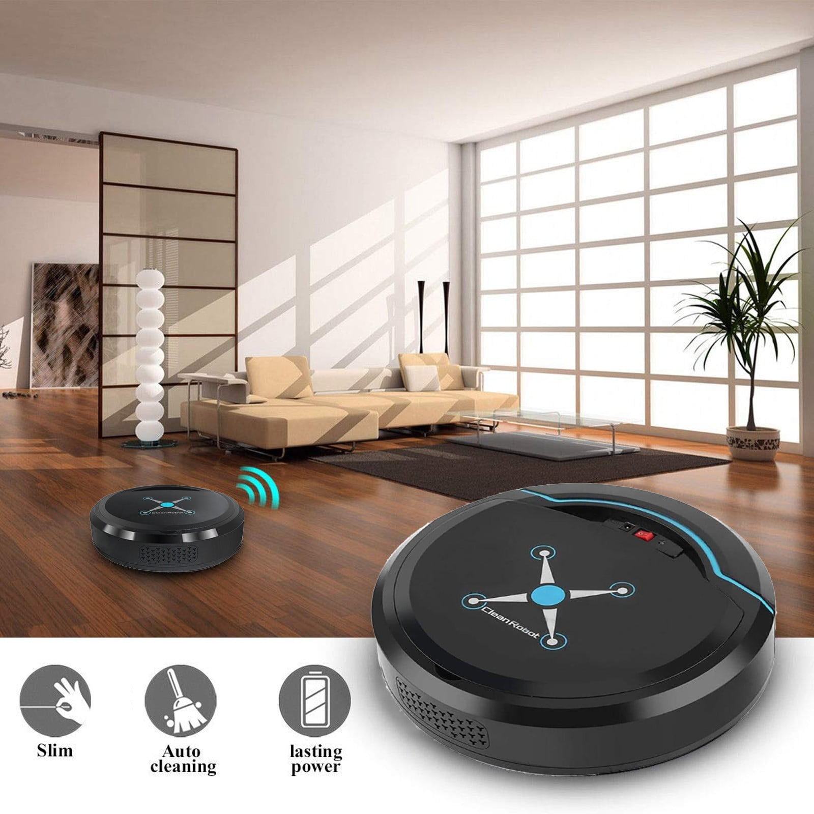 Smart home Smart Obstacle Avoidance Vacuum Robot Efficient Cleaning ...