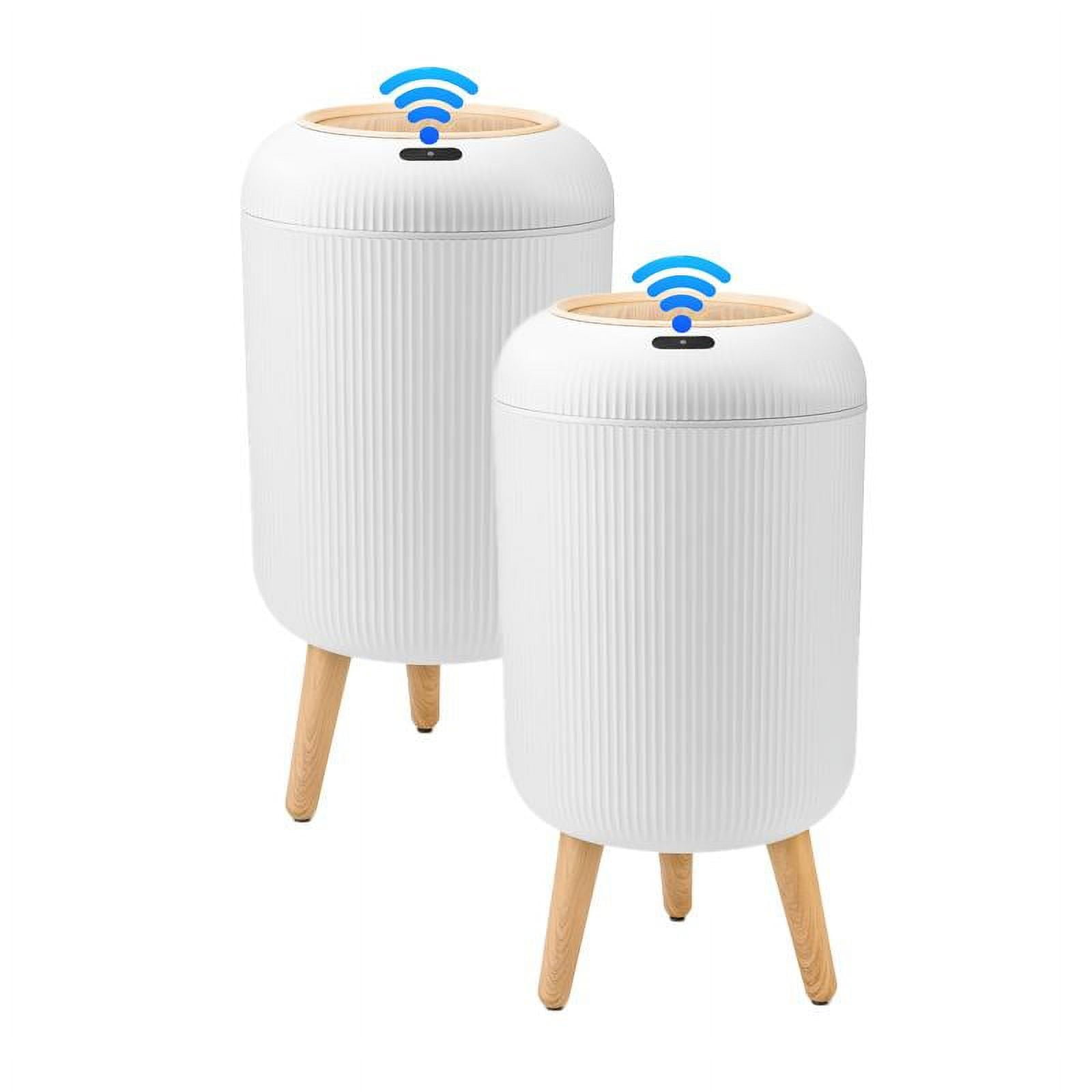 Smart induction Waterproof trash bins , Flip-top trash can，trash cans ...