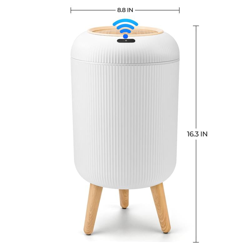 Smart induction Waterproof trash bins , Flip-top trash can，trash cans ...