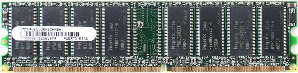 Smart modular 256mb 184p ddr pc2100 memory, p512184nvbz6g001 rev.a ...