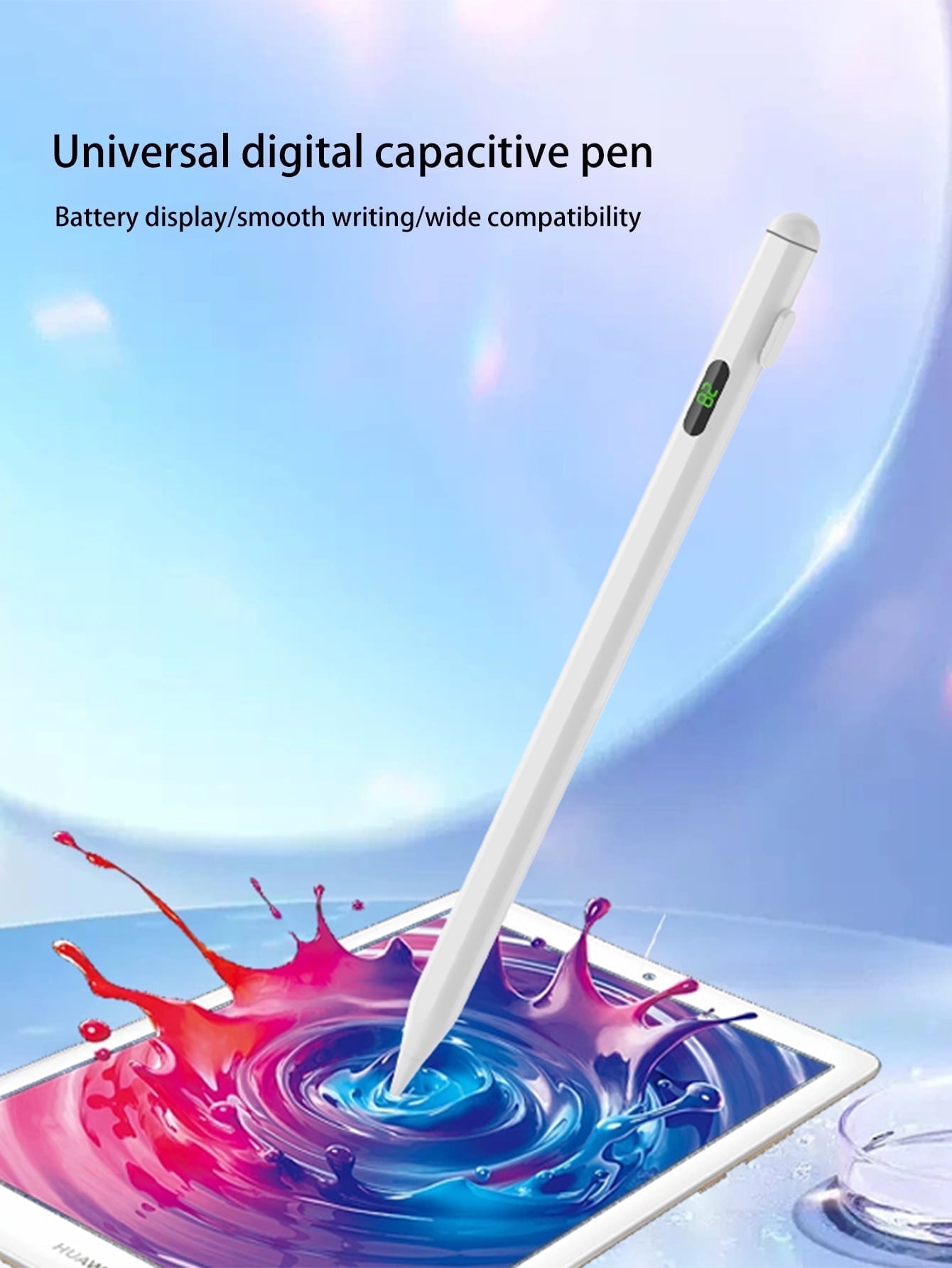 AKKHOO Stylus Pen for Tablet Devices, White - Walmart.com